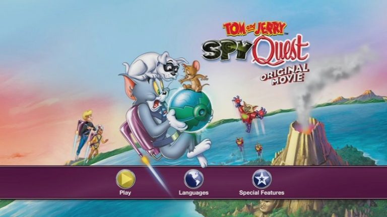 Tom and Jerry: Spy Quest (2015) – DVD Menus