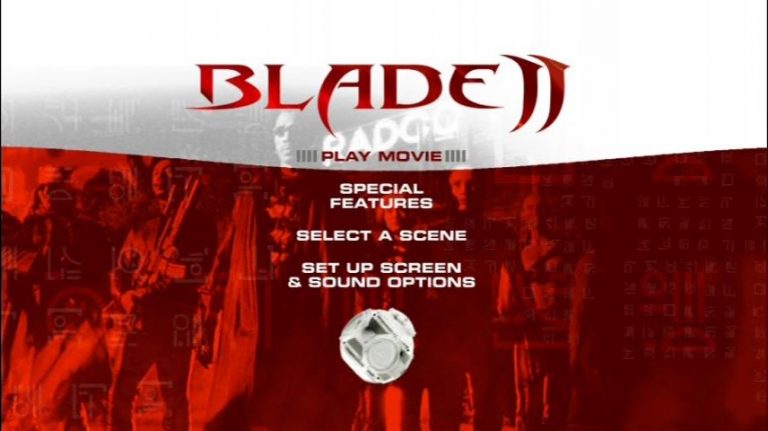 Blade II (2002) – DVD Menus