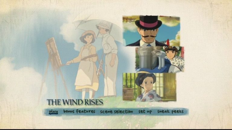 The Wind Rises (2013) – DVD Menus