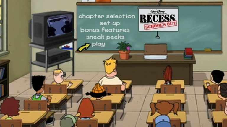 Recess: School’s Out (2001) – DVD Menus