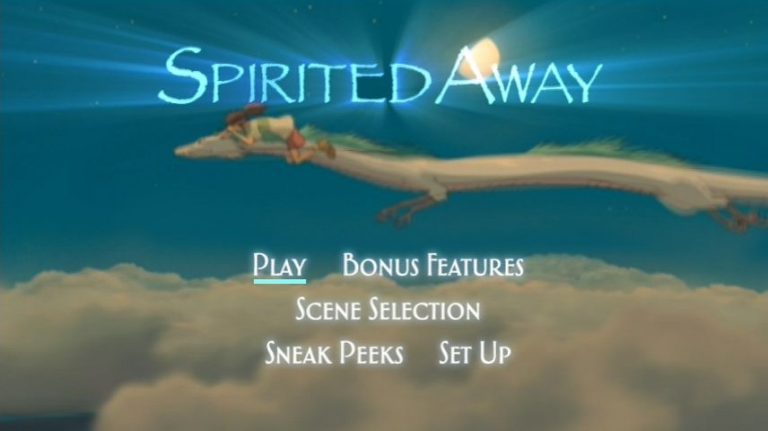 Spirited Away (2001) – DVD Menus