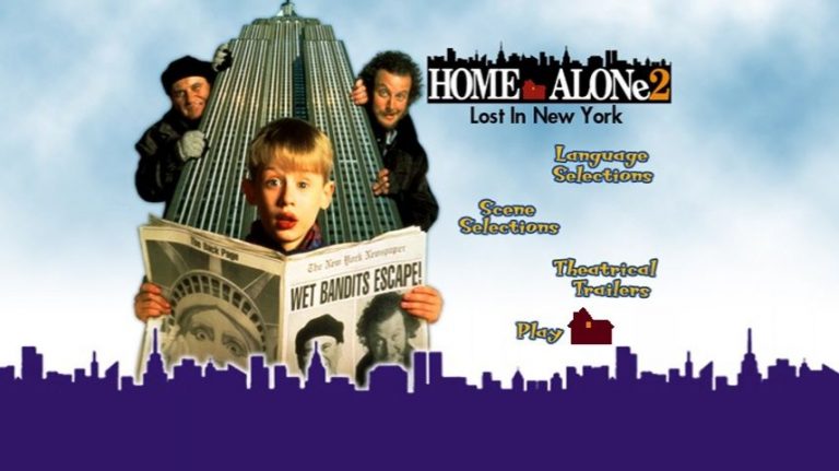 Home Alone 2: Lost in New York (1992) – DVD Menus