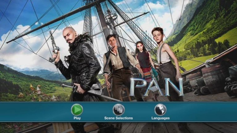 Pan (2015) – DVD Menus