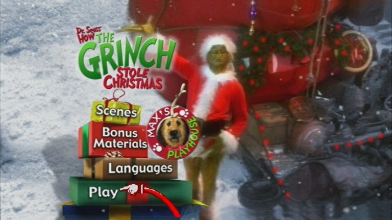 How the Grinch Stole Christmas (2000) – DVD Menus