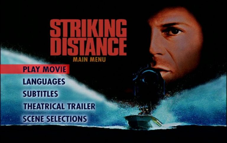 Striking Distance (1993) – DVD Menus