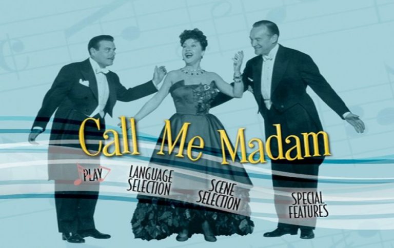 Call Me Madam (1953) – DVD Menus