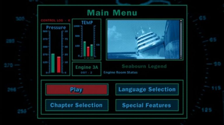 Speed 2: Cruise Control (1997) – DVD Menus