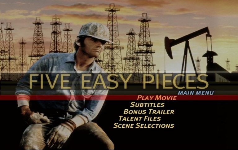 Five Easy Pieces (1970) – DVD Menus
