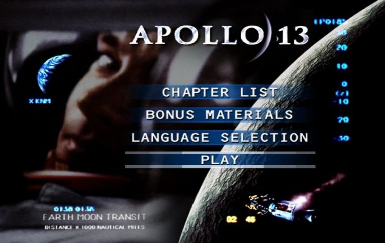 Apollo 13 (1995) – DVD Menus
