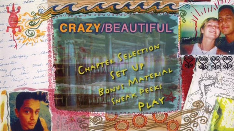 Crazy/Beautiful (2001) – DVD Menus