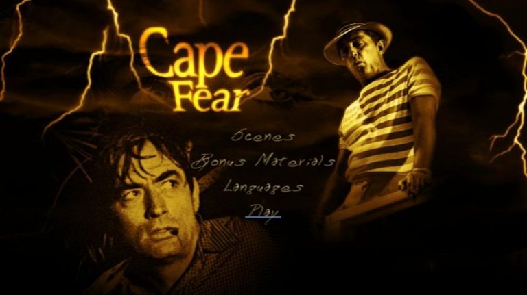 Cape Fear (1962) – DVD Menus