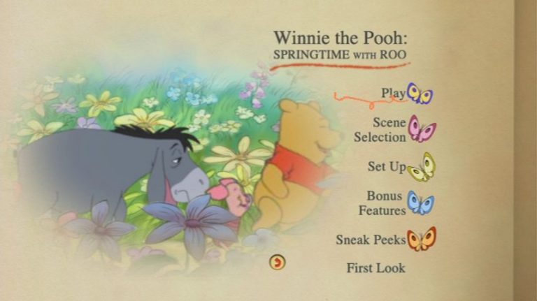 Winnie the Pooh: Springtime with Roo (2004) – DVD Menus