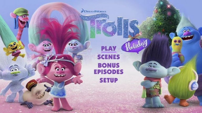 Trolls Holiday (2017) – DVD Menus
