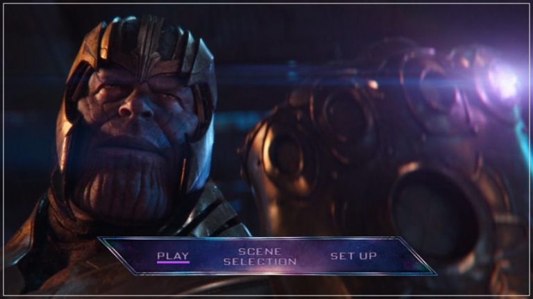 Avengers: Infinity War (2018) – DVD Menus