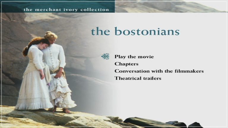 The Bostonians (1984) – DVD Menus