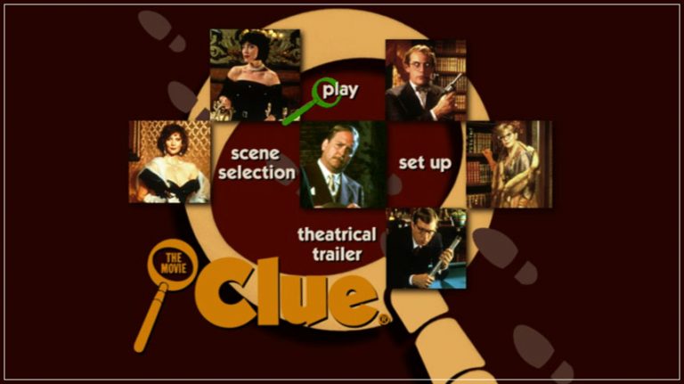 Clue (1985) – DVD Menus