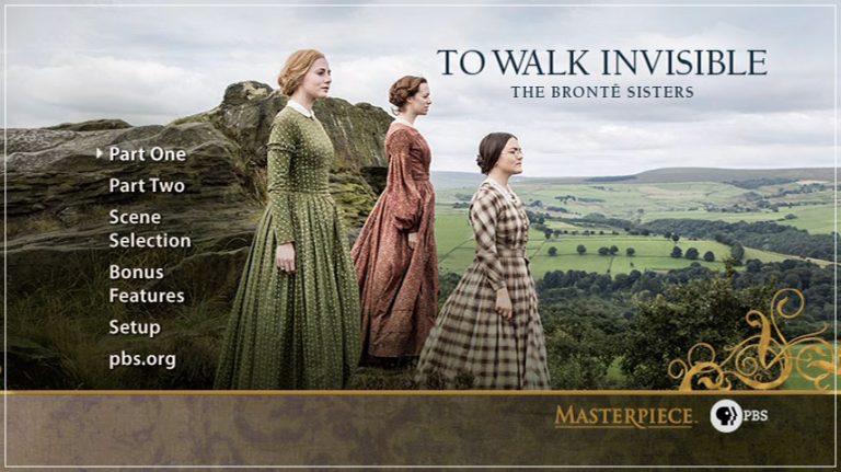 To Walk Invisible: The Brontë Sisters (2016) – DVD Menus