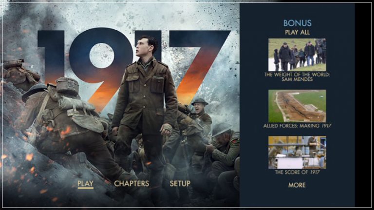 1917 (2019) – DVD Menus