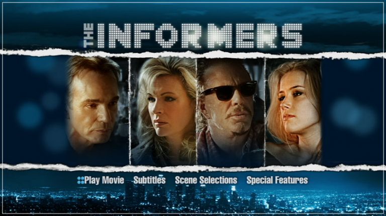The Informers (2008) – DVD Menus