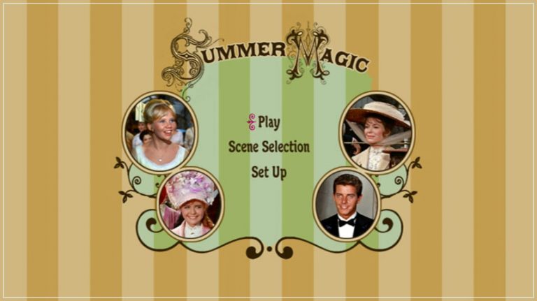 Summer Magic (1963) – DVD Menus