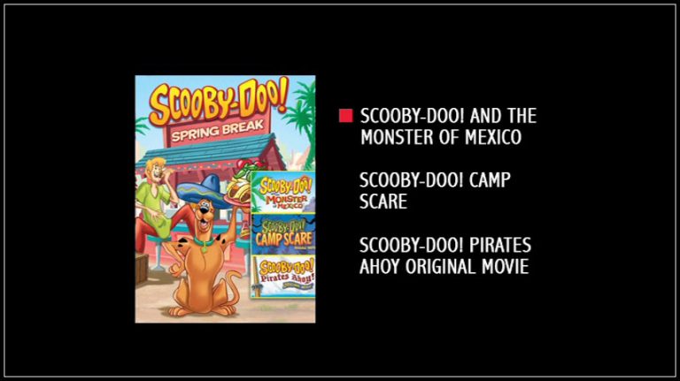 Scooby-Doo Spring Break (2003) – DVD Menus