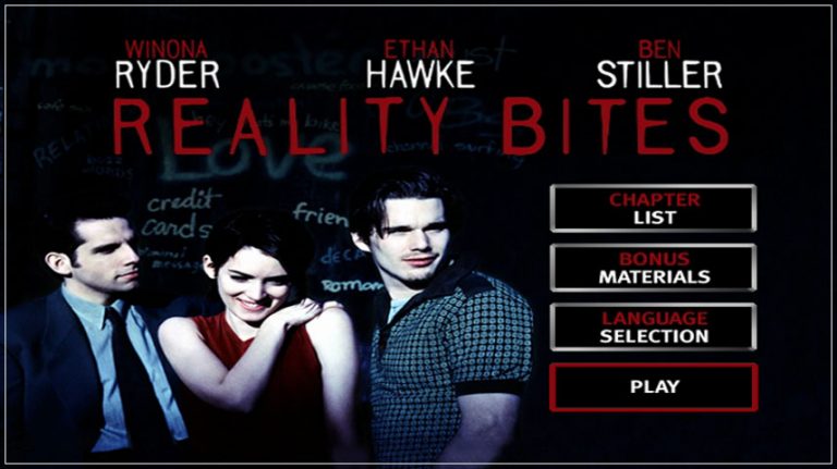 Reality Bites (1994) – DVD Menus