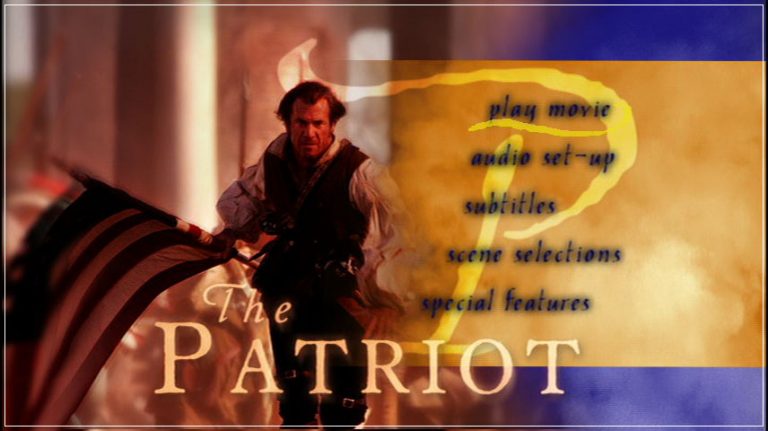 The Patriot (2000) – DVD Menus
