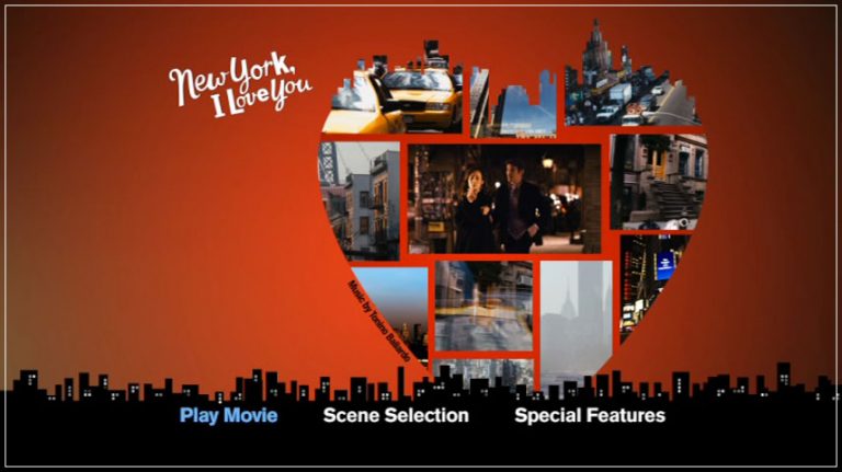 New York, I Love You (2008) – DVD Menus