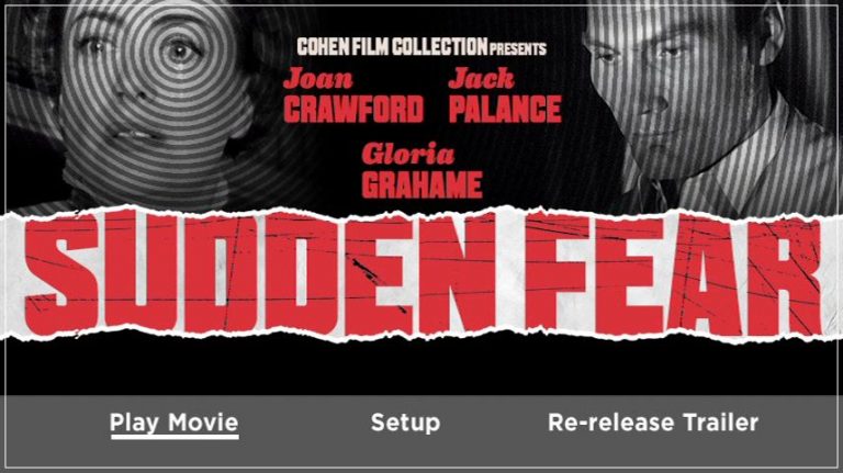 Sudden Fear (1952) – DVD Menus