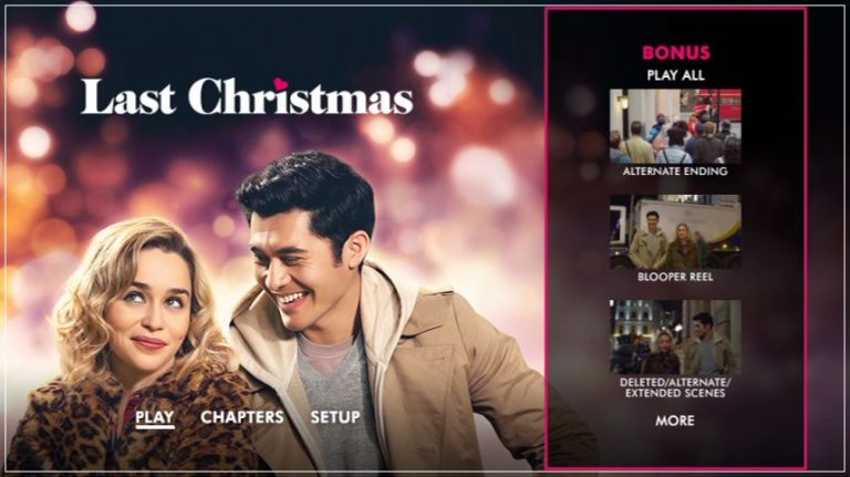 Last Christmas (2019) – DVD Menus
