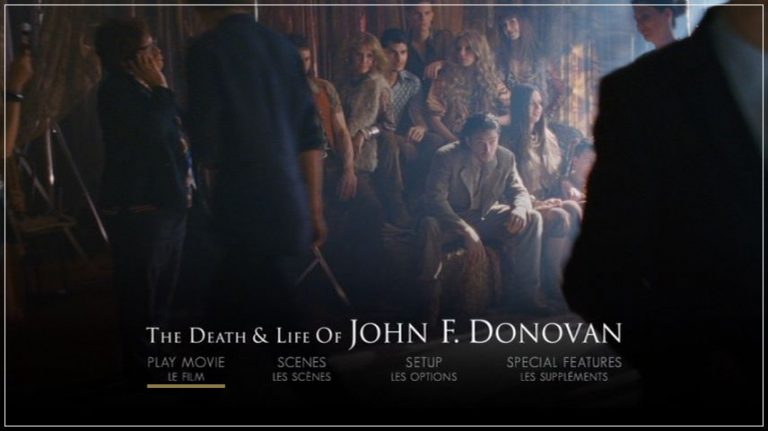 The Death & Life of John F. Donovan (2018) – DVD Menus