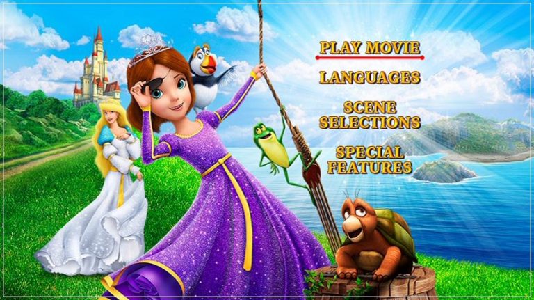The Swan Princess: Princess Tomorrow, Pirate Today! (2016) – DVD Menus