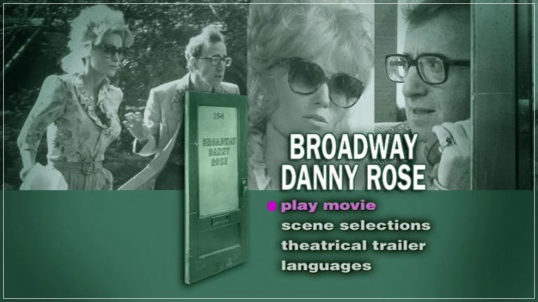 Broadway Danny Rose (1984) – DVD Menus